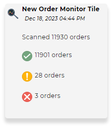 Creating the Order Monitor Tile – Ingen Software