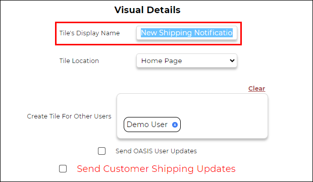 Creating the Shipping Notification Tile – Ingen Software