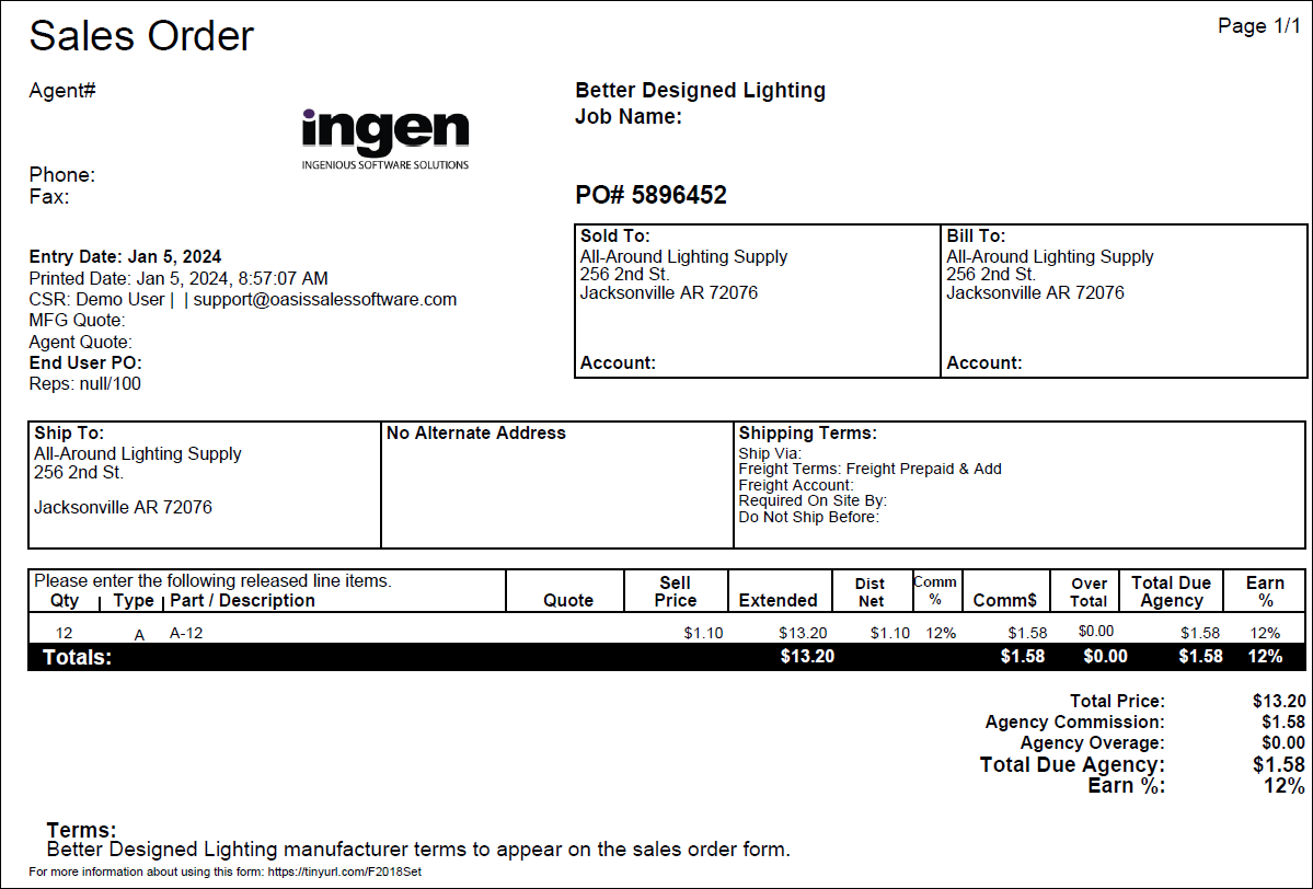 Setting Up Recap Change Orders for Manufacturers – Ingen Software
