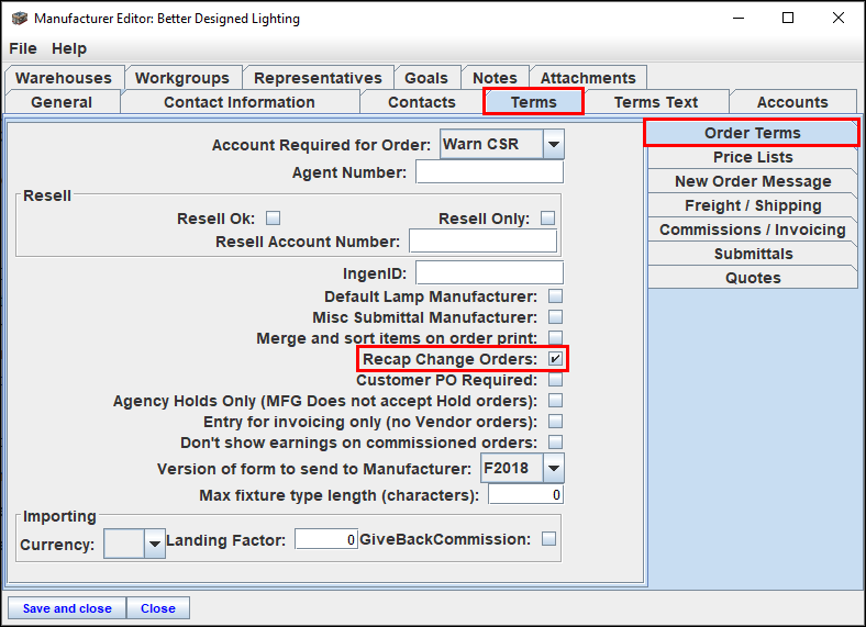 Setting Up Recap Change Orders for Manufacturers – Ingen Software