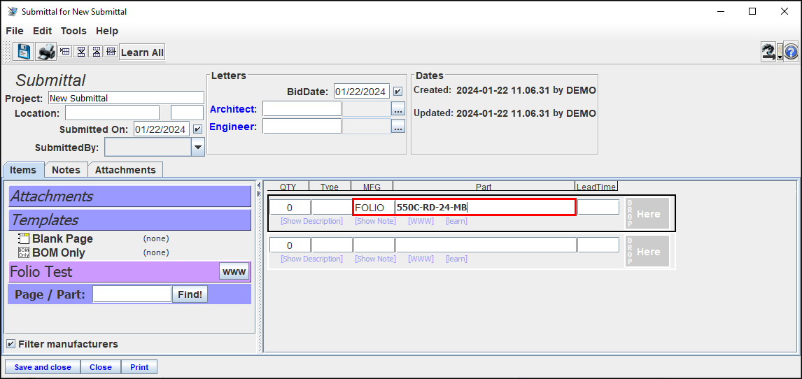 Using folio sheets – Ingen Software