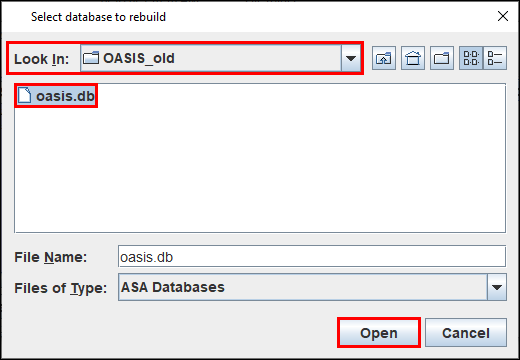 Rebuilding the OASIS Database – Ingen Software