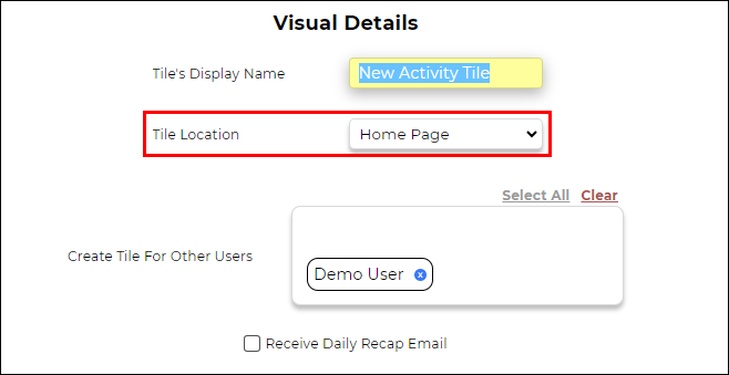 Creating the Activity Tile – Ingen Software
