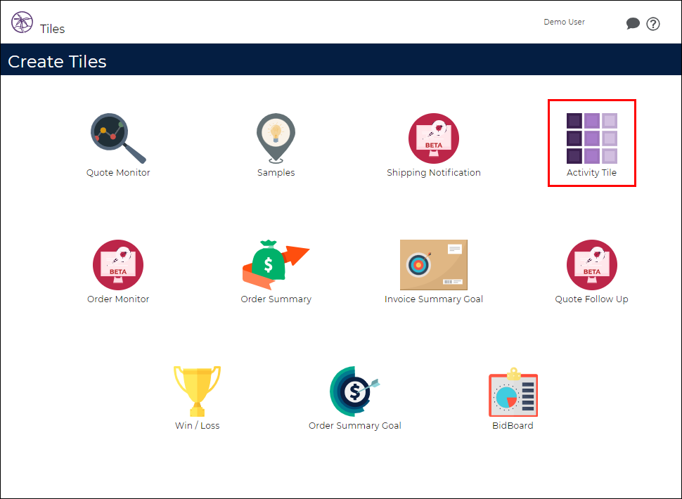 Creating the Activity Tile – Ingen Software