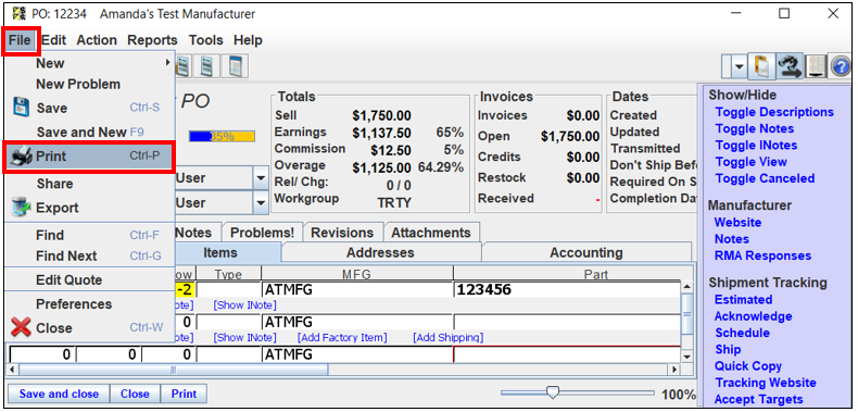 Change Orders – Ingen Software