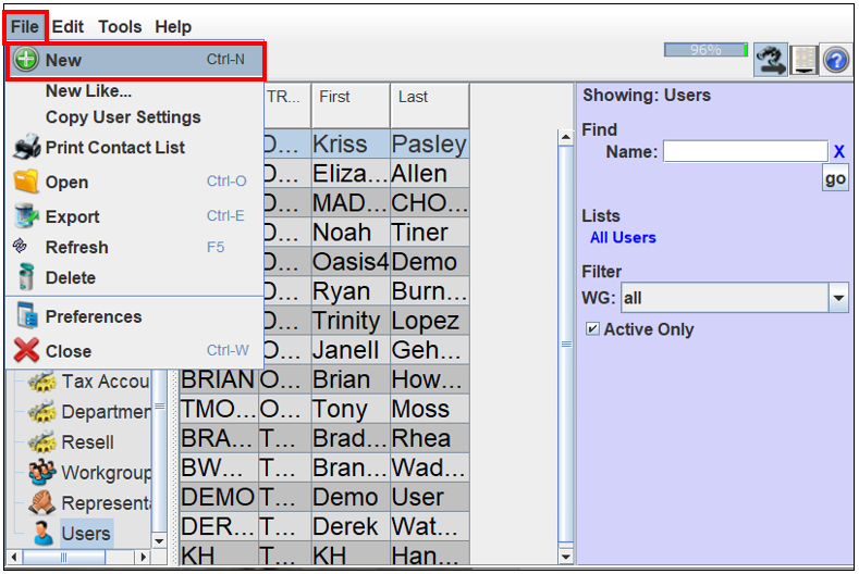 The User Editor – Ingen Software