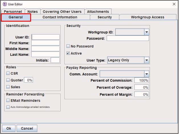 The User Editor – Ingen Software